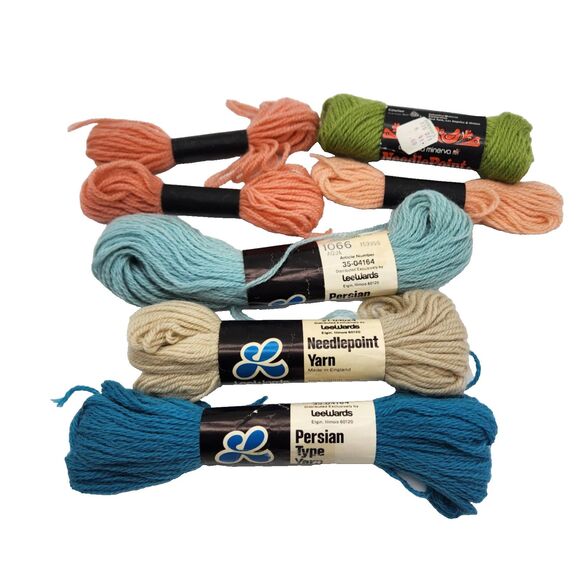 Elsa Williams | Office | Mixed Lot Of Vintage Nos Persian Wool ...